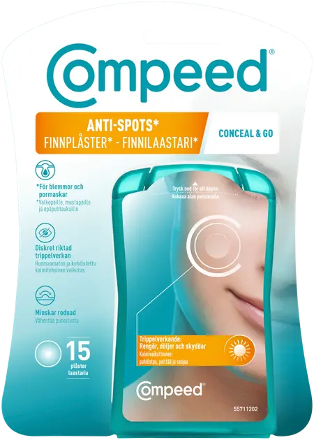 Compeed Conceal & Go Finnilaastari 15 Kpl | Sokos verkkokauppa
