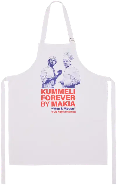 Makia x Kummeli Gastronomie esiliina 70x85cm valkoinen | Sokos verkkokauppa