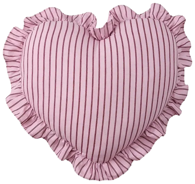 Åhléns Valentine heart sisustustyyny 40x40cm pinkki | Sokos verkkokauppa