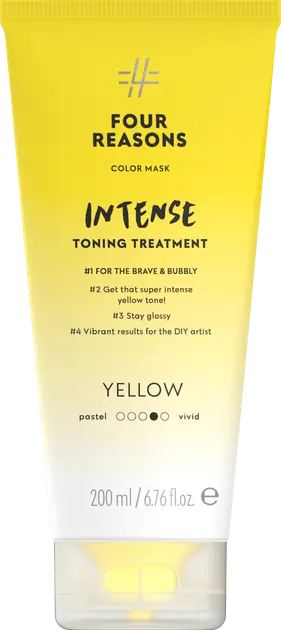 Four Reasons Color Mask Intense Toning Treatment Yellow sävyttävä ...