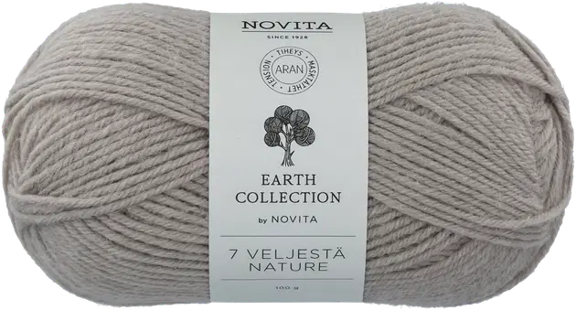 Novita lanka 7 Veljestä Nature 100g Teeri 058 | Sokos verkkokauppa