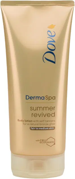 Dove derma spa summer revive fair-medium 200ml | Sokos verkkokauppa