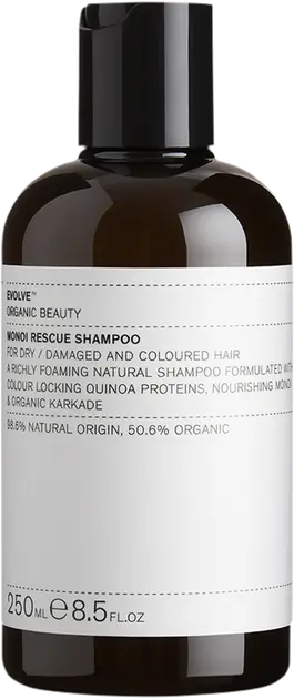 Evolve Organic Beauty Monoi Rescue Shampoo 250 ml | Sokos verkkokauppa