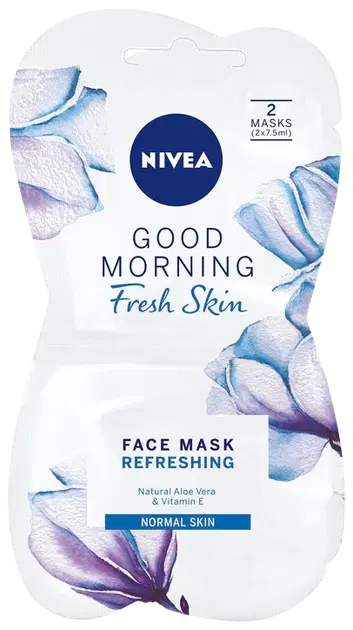 NIVEA 2x7,5ml Good Morning Fresh Skin Refreshing Face Mask -kasvonaamio ...