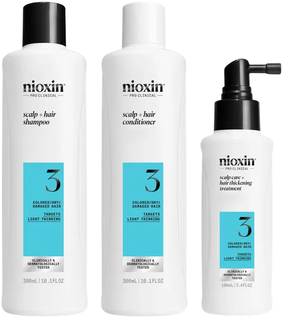 Nioxin System 3 KIT hoitopakkaus 300+300+100 ml | Sokos verkkokauppa