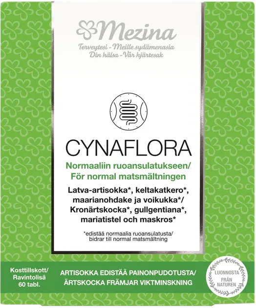 Mezina Cynaflora kasviuutevalmiste ravintolisä 60 tabl. | Sokos ...