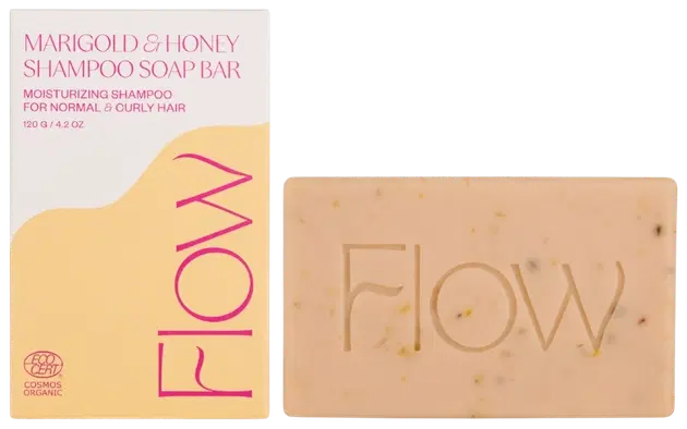 Flow Cosmetics Marigold & Honey Shampoo Soap Bar -shampoopala 120g ...