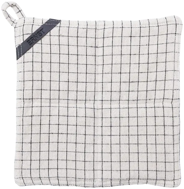 ERNST patalappu 25x25cm beige/musta ruutu | Sokos verkkokauppa