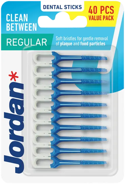Jordan Clean Between Regular Size hammastikku 40kpl | Sokos verkkokauppa