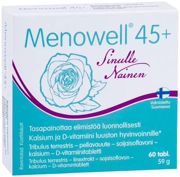 Menowell 45+ tribulus terrestristabletti 60 tabl | Sokos verkkokauppa