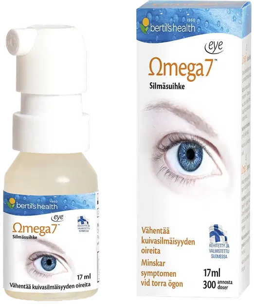 bertil's health Omega7 eye silmäsuihke 17 ml | Sokos verkkokauppa