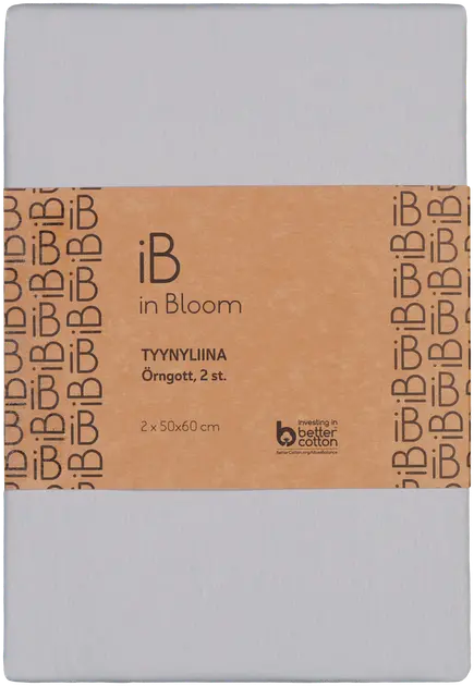 in Bloom tyynyliina perkaali 2 kpl 50x60cm harmaa | Sokos verkkokauppa