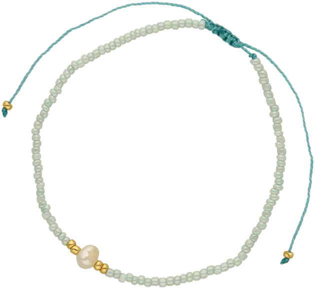 Timi of Sweden Alba Bead with Pearl Macrame rannekoru | Sokos verkkokauppa