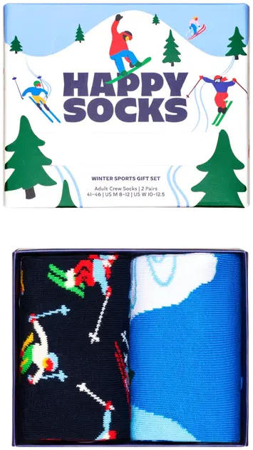 Happy Socks Winter Sports Gift Set 2-pack sukat | Sokos verkkokauppa
