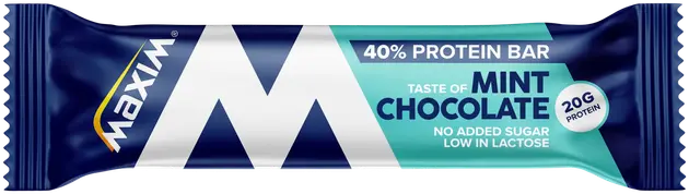 Maxim 40% protein bar Mint Chocolate proteiinipatukka 50g | Sokos ...