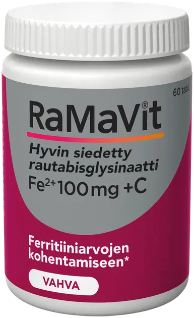 Ramavit Rauta 100 mg 60 tabl. | Sokos verkkokauppa