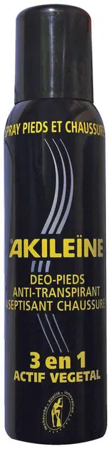 Akileine Black Spray 3 in 1 spray jalkasuihke 150 ml | Sokos verkkokauppa