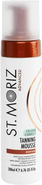 St Moriz Colour Cor Tanning Mousse Medium 200ml | Sokos verkkokauppa
