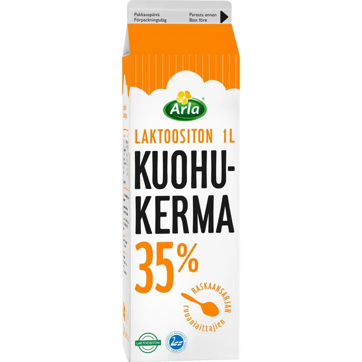Arla Kuohukerma 1 L ESL laktoositon | S-kaupat ruoan verkkokauppa