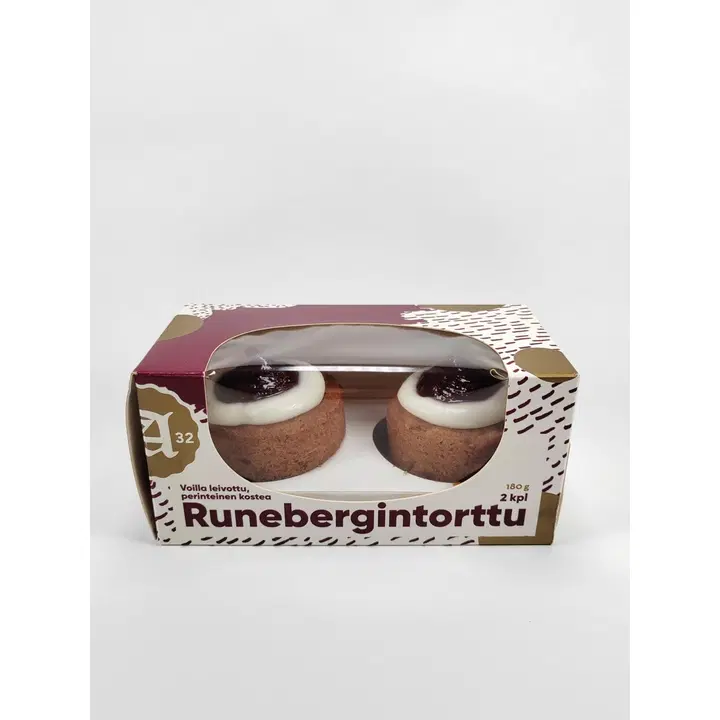 Aallon perinteinen Runebergin torttu 2 kpl/rasiassa | S-kaupat ruoan ...