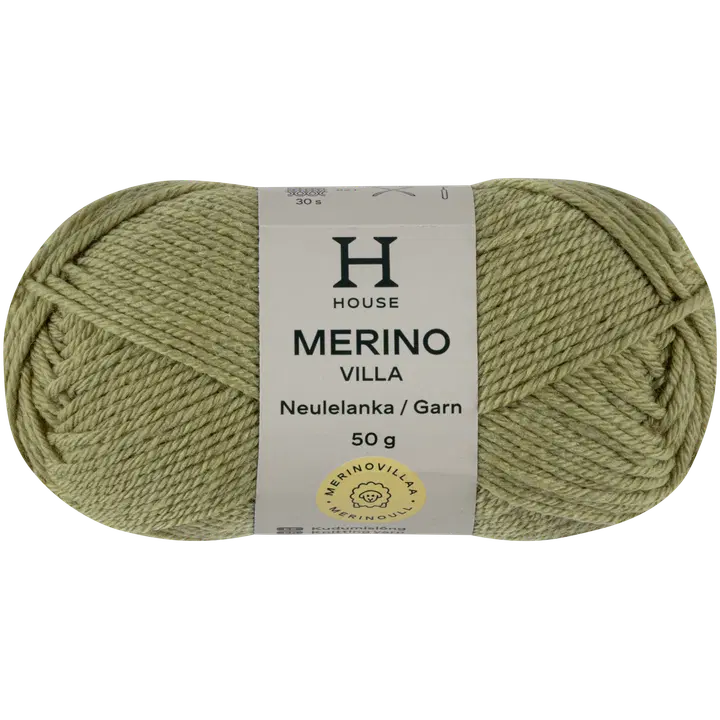 House lanka merinovilla 50g CNE-1833 salvia green | S-kaupat ruoan ...