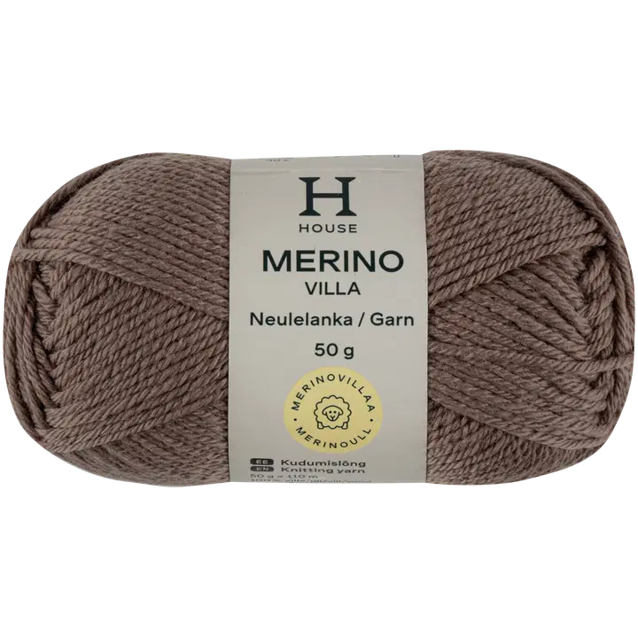 House lanka merinovilla 50g CNE-1833 sand brown | S-kaupat ruoan ...