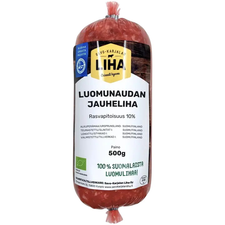 Savo-Karjalan Liha Oy Luomunaudan jauheliha 500g | S-kaupat ruoan ...