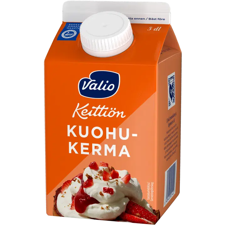 Valio Keittiön kuohukerma laktoositon 0,5 l | S-kaupat ruoan verkkokauppa