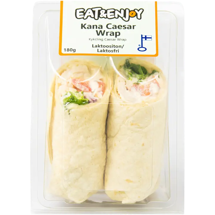 Eat & Enjoy Kana Caesar Wrap 180g | S-kaupat ruoan verkkokauppa