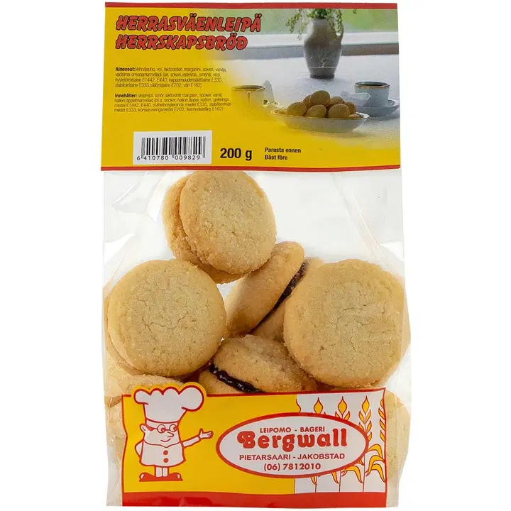 Bergwall Herrasväenleipä 0,2 kg | S-kaupat ruoan verkkokauppa
