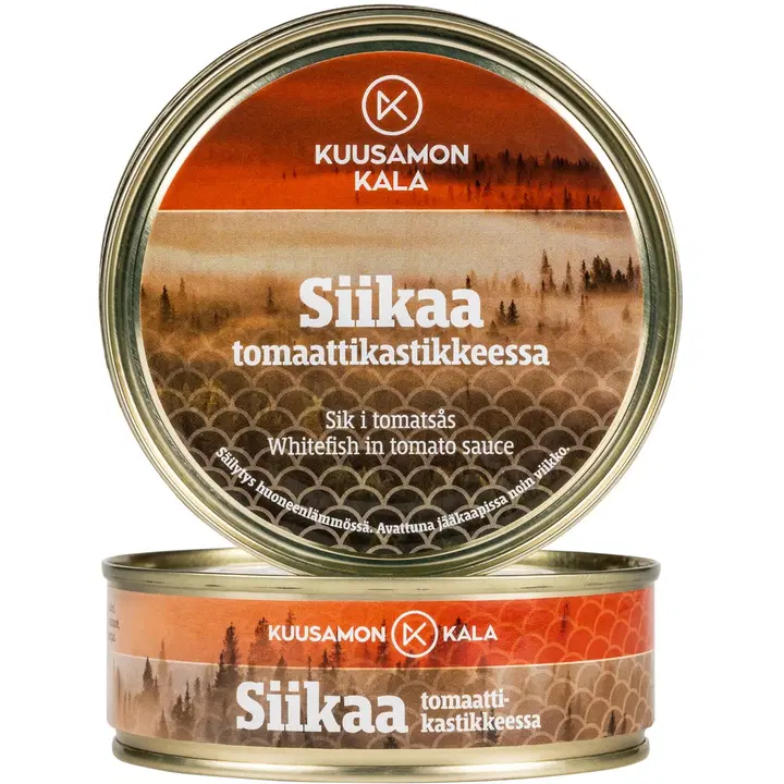 Kuusamon kala Siikaa tomaattikastikkeessa 190/170g | S-kaupat ruoan ...