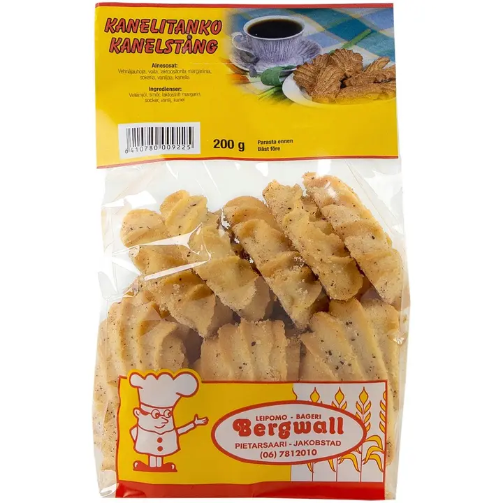 Leipomo Bergwall kanelitanko 200 g | S-kaupat ruoan verkkokauppa