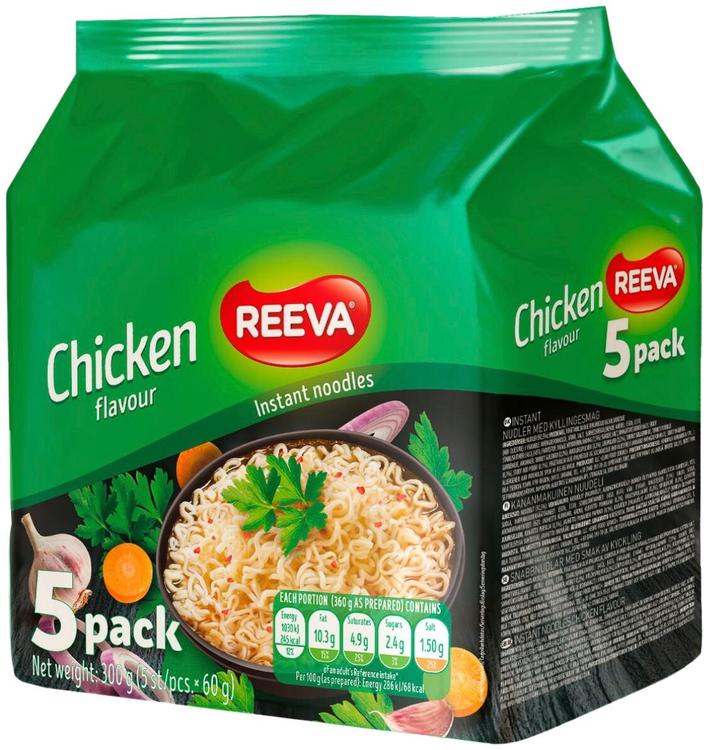 Reeva Kananmakuinen nuudeli 5 X 60 g | S-kaupat ruoan verkkokauppa