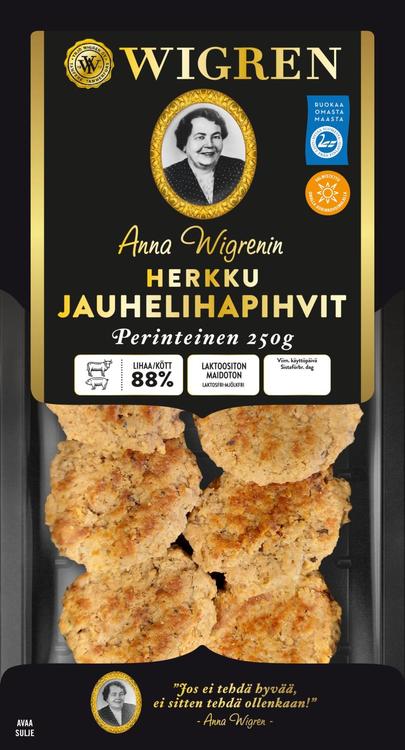 Wigren Herkku Jauhelihapihvit 250g | S-kaupat ruoan verkkokauppa