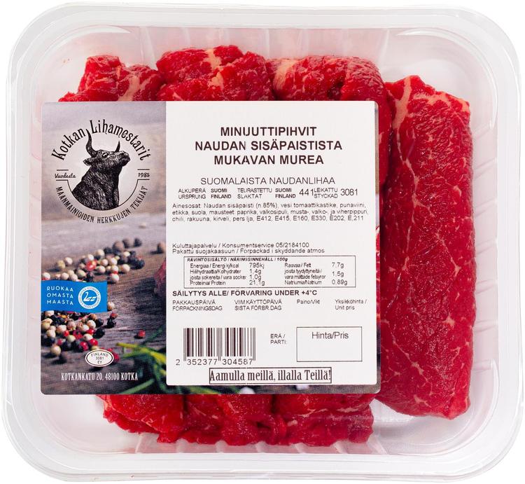 Naudan Minuuttipihvi 2 kpl | S-kaupat ruoan verkkokauppa