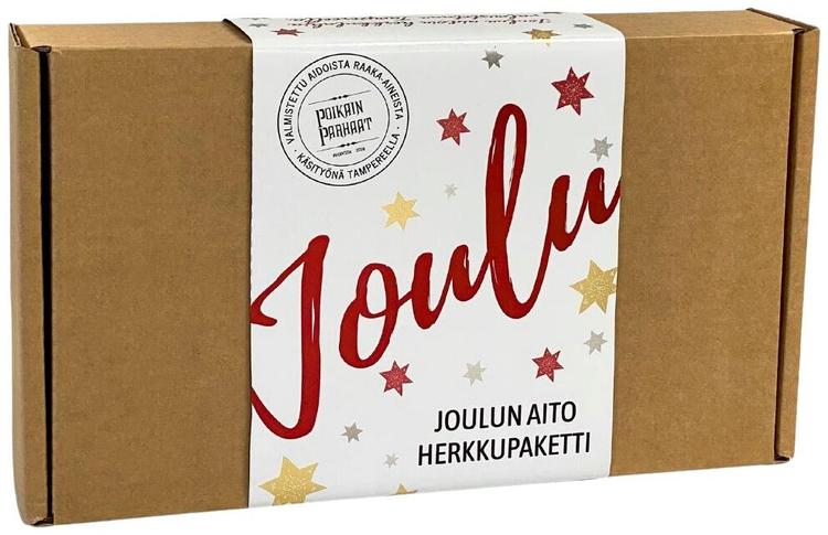 Poikain Parhaat Joulun aito herkkupaketti, Joulutee 50g, Joulukahvi 100g, Glögi 500ml ...