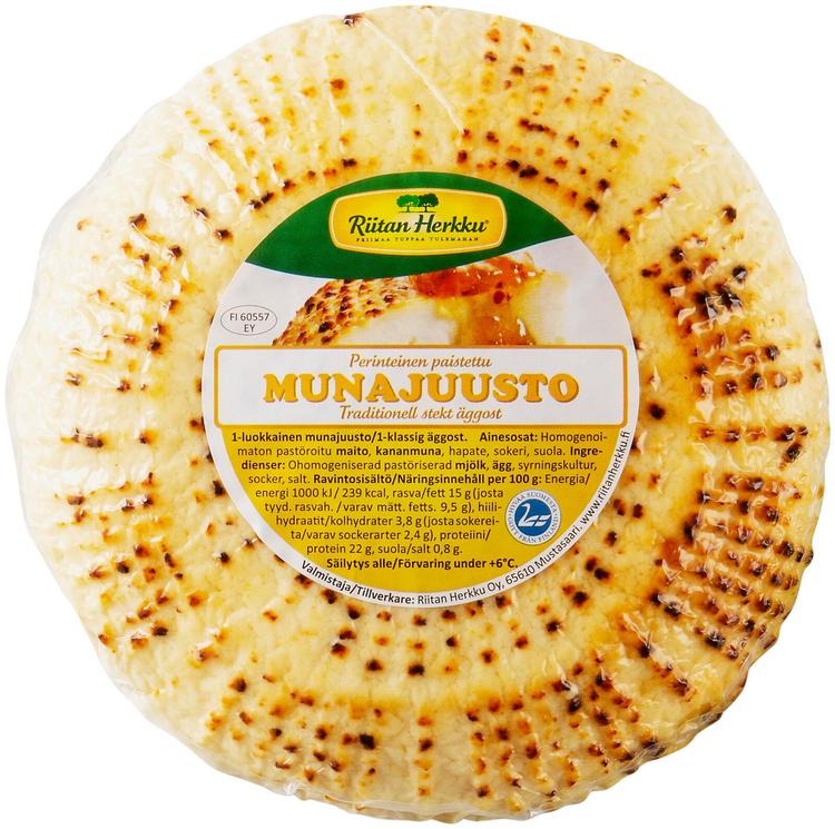 Riitan Herkku Perinteinen Munajuusto n1,2kg | S-kaupat ruoan verkkokauppa
