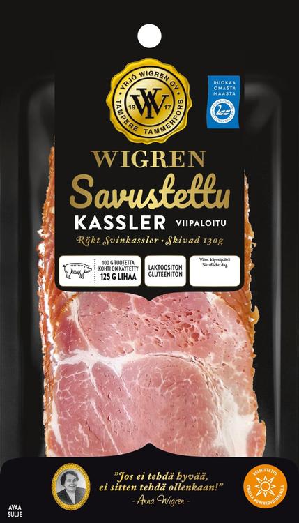 Wigren Savustettu Kassler 130g | S-kaupat ruoan verkkokauppa