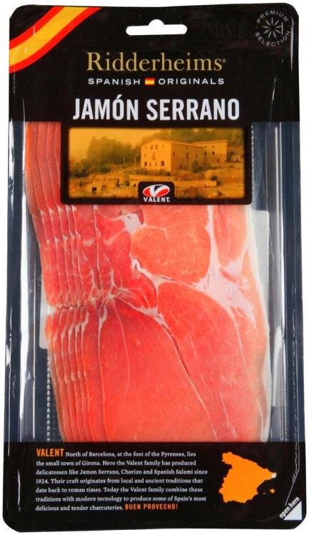 Ridderheims Valent Serranokinkku 100g | S-kaupat ruoan verkkokauppa