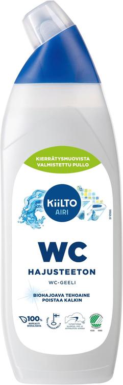 Kiilto Airi WC-geeli hajusteeton 750ml | S-kaupat ruoan verkkokauppa