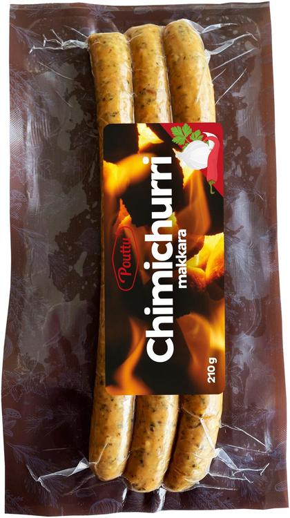 Pouttu Grillimakkara chimichurri 210g | S-kaupat ruoan verkkokauppa