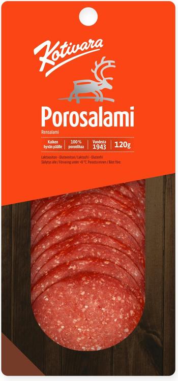 Kotivara Porosalami 120 g | S-kaupat ruoan verkkokauppa