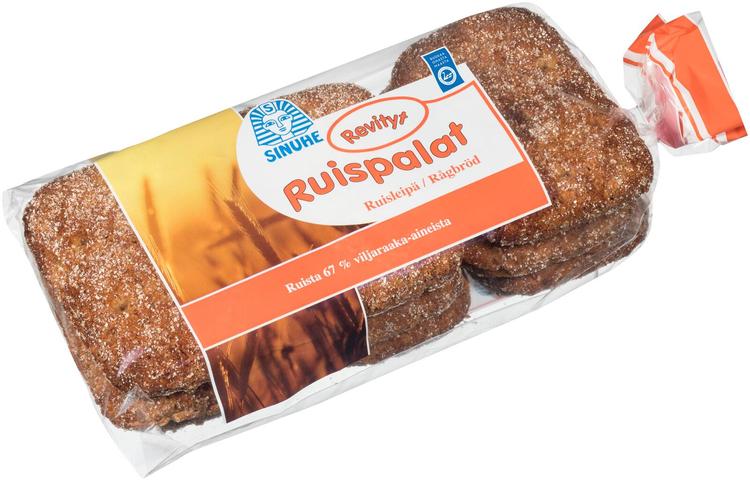 Sinuhe Revityt Ruispalat 495g ruisleipä | S-kaupat ruoan verkkokauppa
