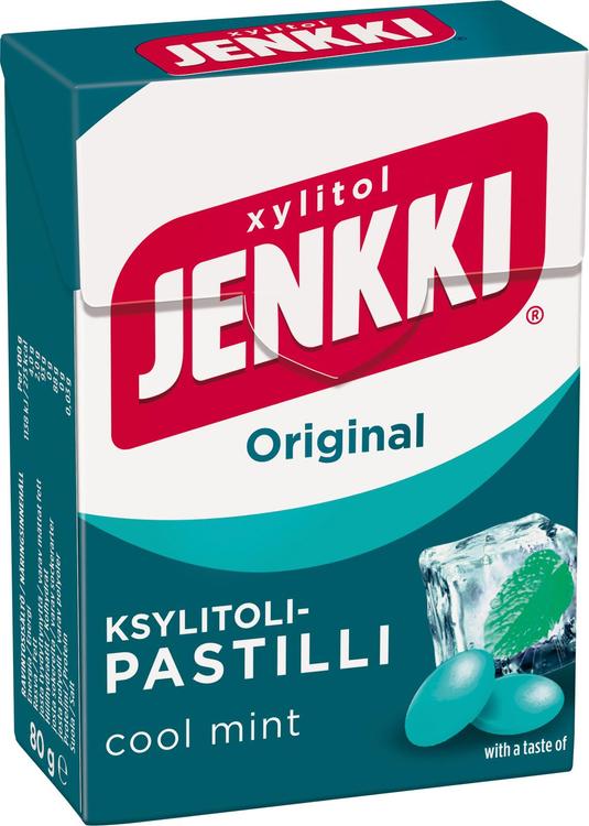 Jenkki Original Cool Mint ksylitolipastilli 80g | S-kaupat ruoan ...
