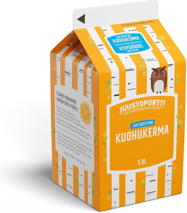 Juustoportti Kuohukerma 5 dl laktoositon | S-kaupat ruoan verkkokauppa