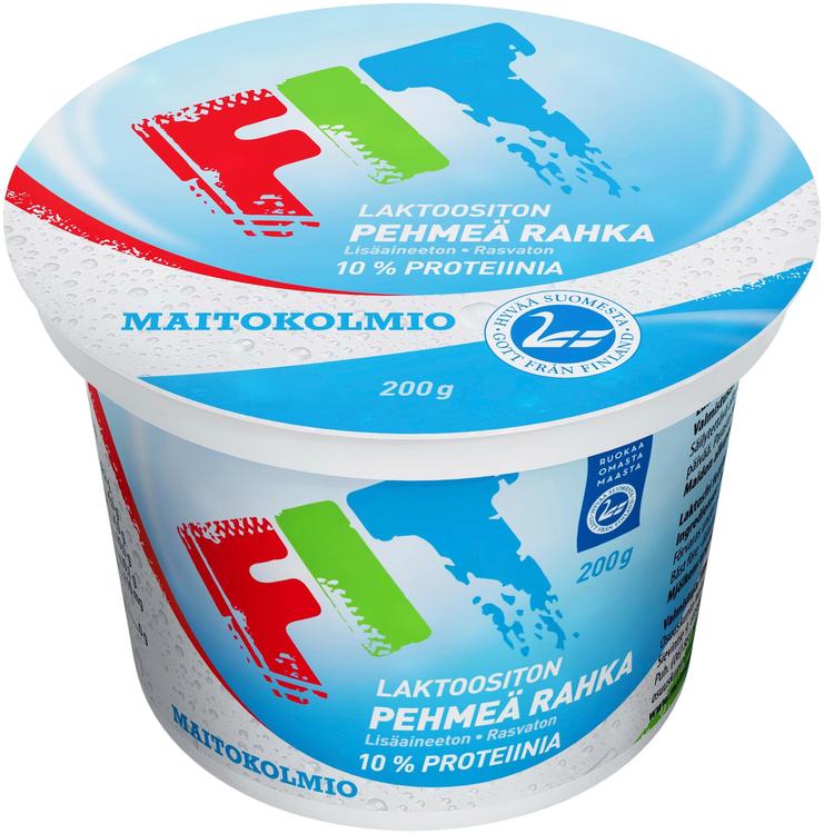 Maitokolmio FIT laktoositon rasvaton pehmeä maitorahka 200g | S-kaupat ...