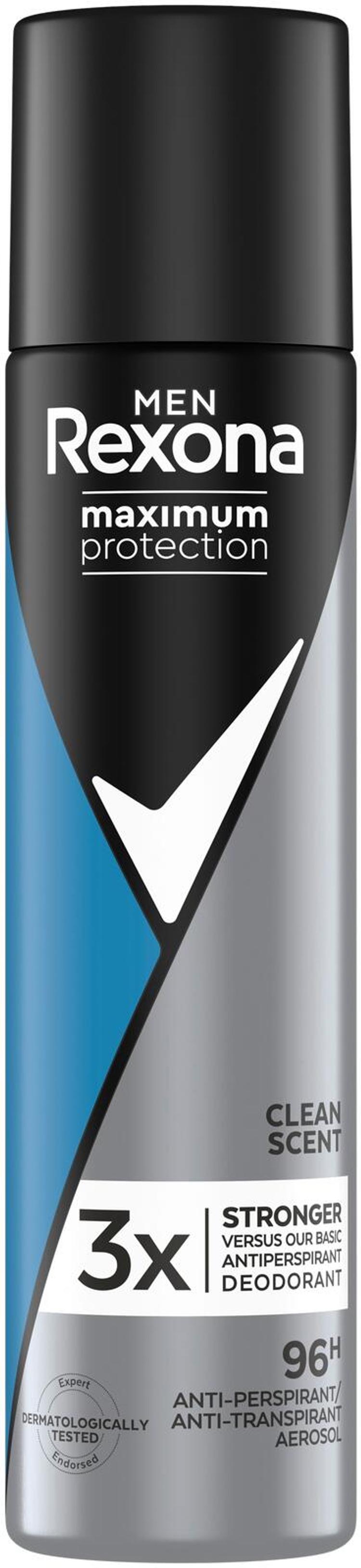 Rexona for Men Maximum Protection Clean Scent Antiperspirantti ...