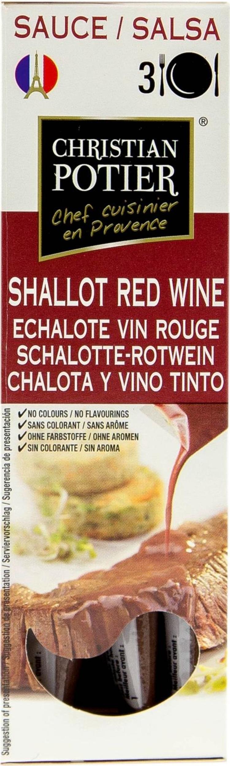 Christian Potier 3x50g punaviinikastike | S-kaupat ruoan verkkokauppa