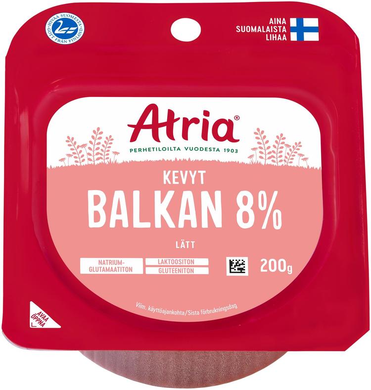 Atria Kevyt Balkan Leikkelemakkara 200g | S-kaupat ruoan verkkokauppa