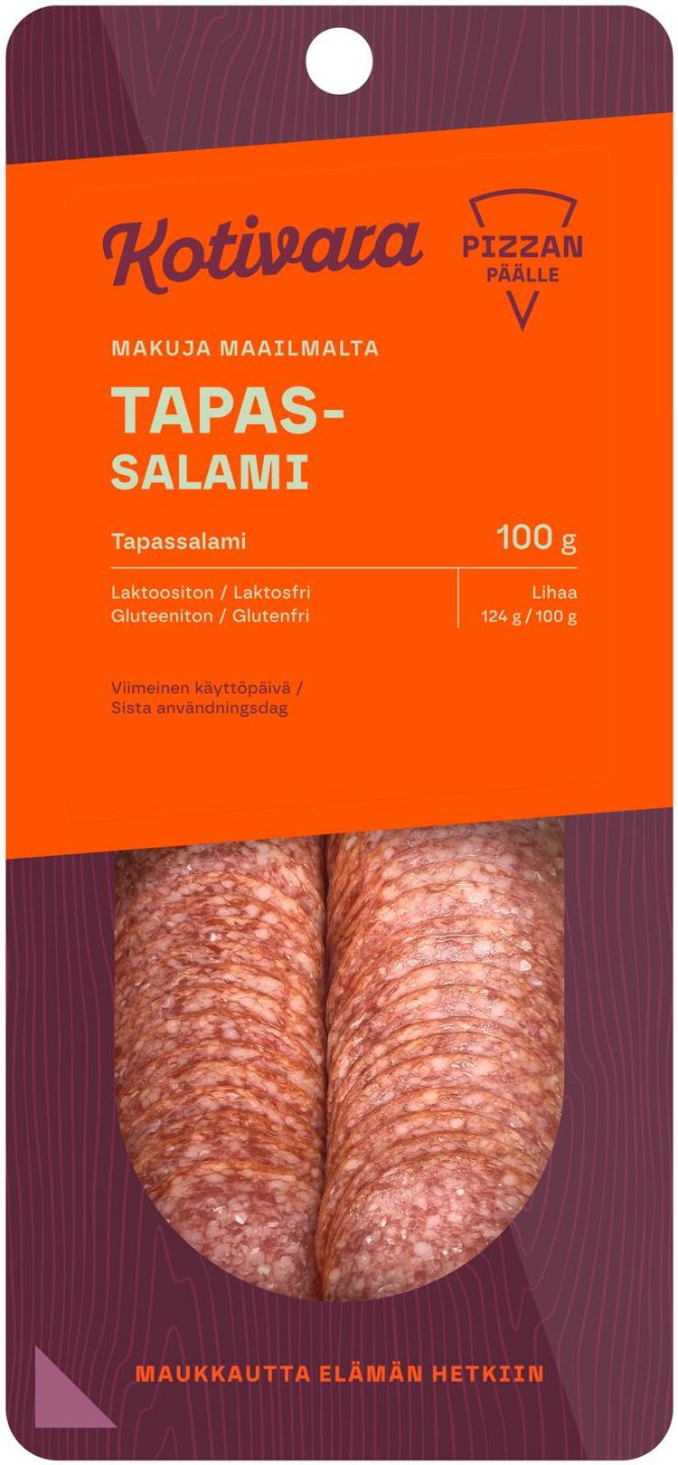 Kotivara Tapassalami 100 g | S-kaupat ruoan verkkokauppa